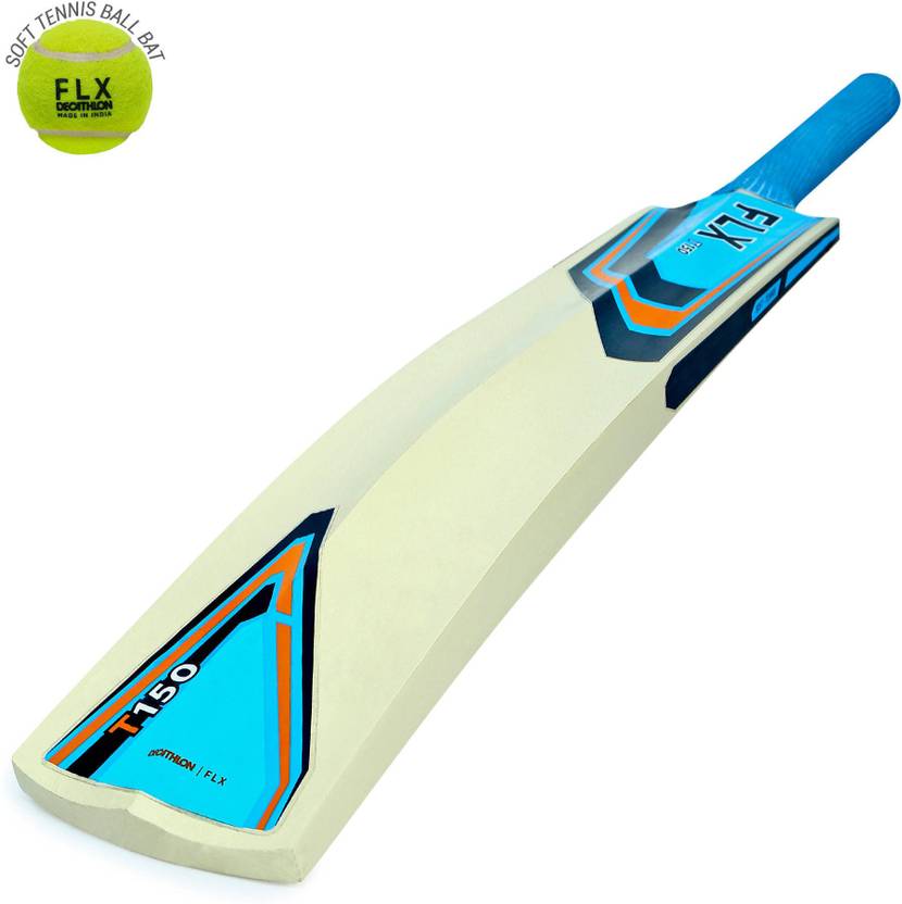 FLX by Decathlon T150 SIZES 6, SH CRICKET BAT BLUE Poplar Willow Cricket Bat For 15+ Yrs - Buy ...