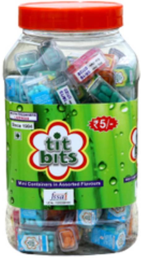 titbits Digestive Mouth freshener Flavour Jar (75 Pieces) Assorted ...