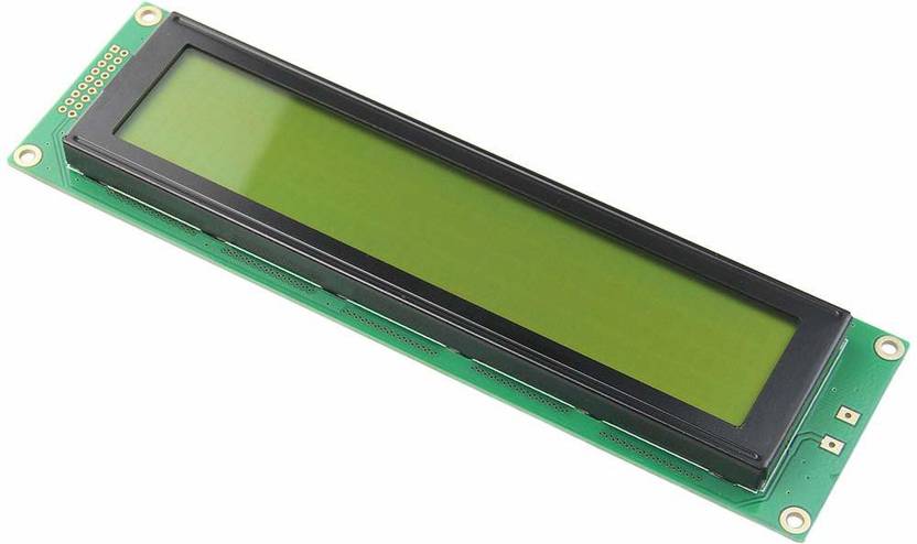 Homeitt JHD 40 x 4 LCD display with Dot Matrix Alphanumeric in Yellow ...