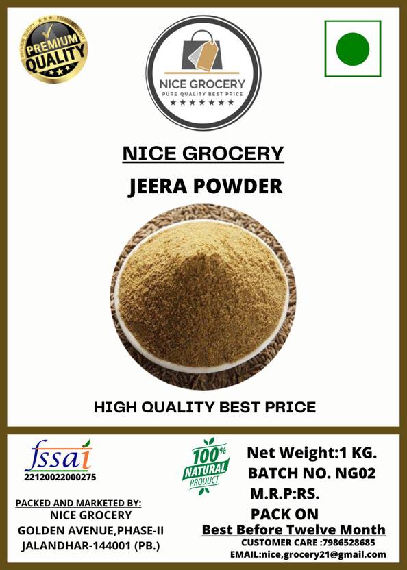 NICE GROCERY Cumin Powder 1Kg| Jeera Powder 1 Kg Price in India - Buy ...