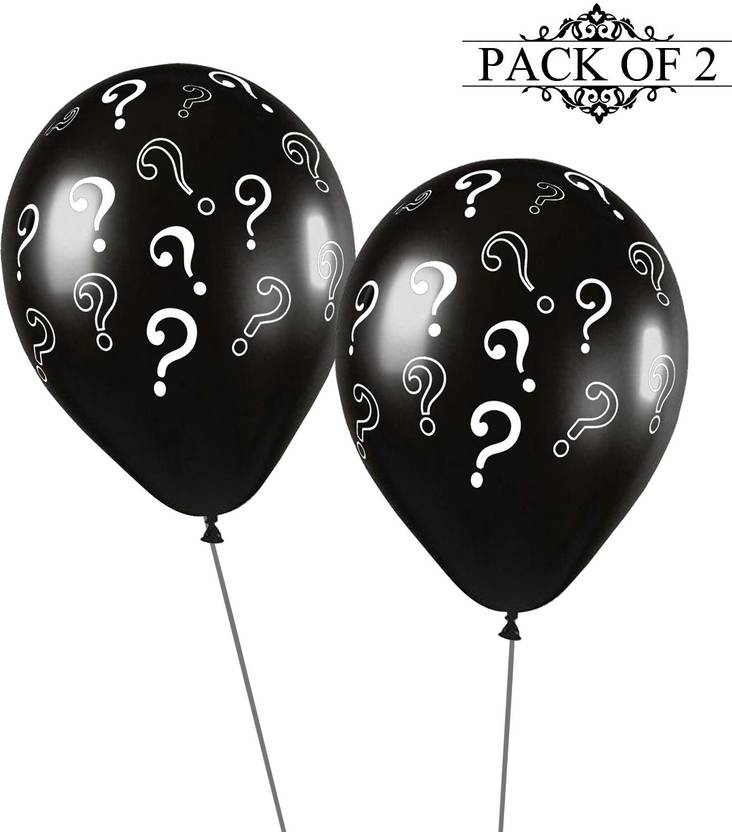 Flipkart.com | DECOR MY PARTY Printed Question Mark ? Balloons For ...