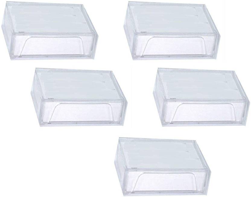 Flipkart.com | JSM New Transparent Safe Visiting/Business Name Card Box ...