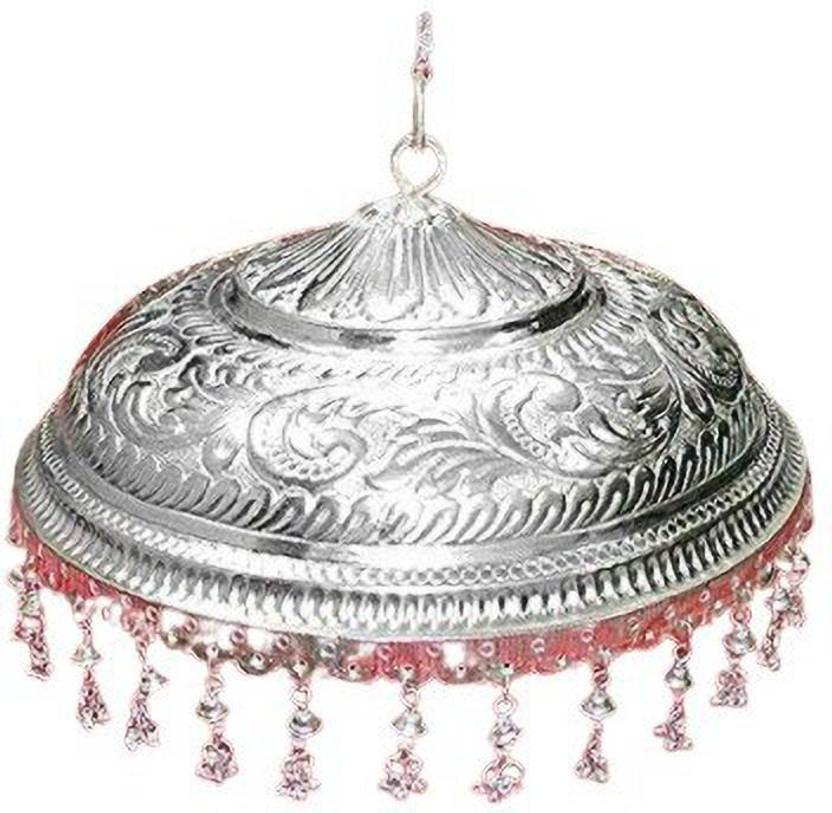 DEVAMA THE DIVINE Silver Carved Chatra/Chattar for god and Temple with ...