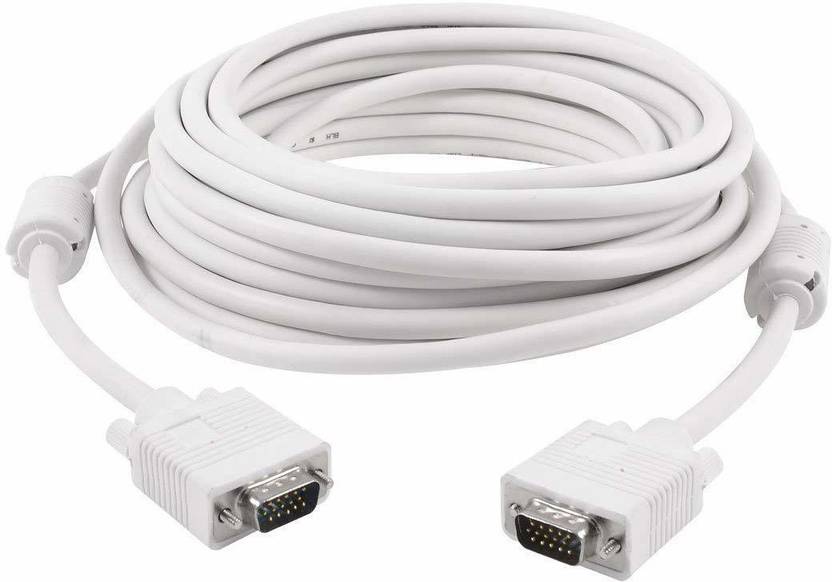 TERABYTE VGA Cable 15 m 15 Meter VGA Male To Male 15 PIN Cable For ...