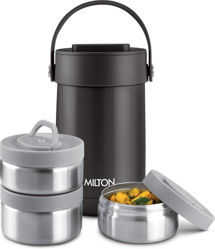 Flipkart.com | MILTON Glamour Thermos steel Stainless Steel Tiffin Box ...