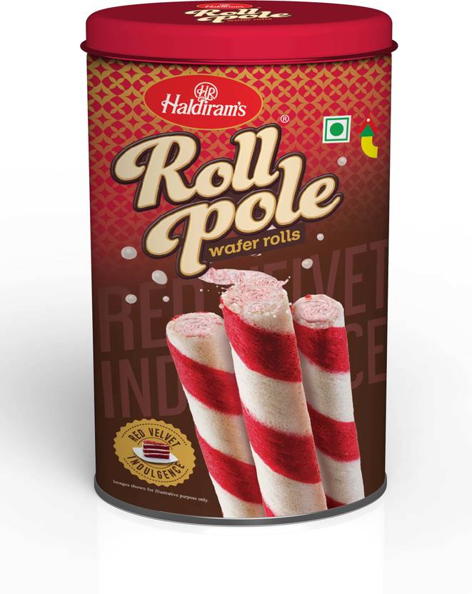 Haldiram's Roll Pole Red Valvet Pack of 1 (150 g) Waffles Price in ...