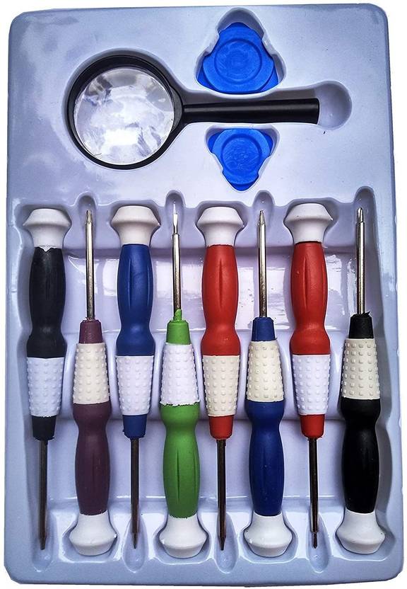 Savgyan 11 in 1 mobile repairing tools kit full set with Magnifier ...