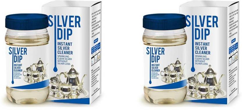 Modicare Silver dip, Instant Silver cleaner(Pack of 2) Stain Remover ...