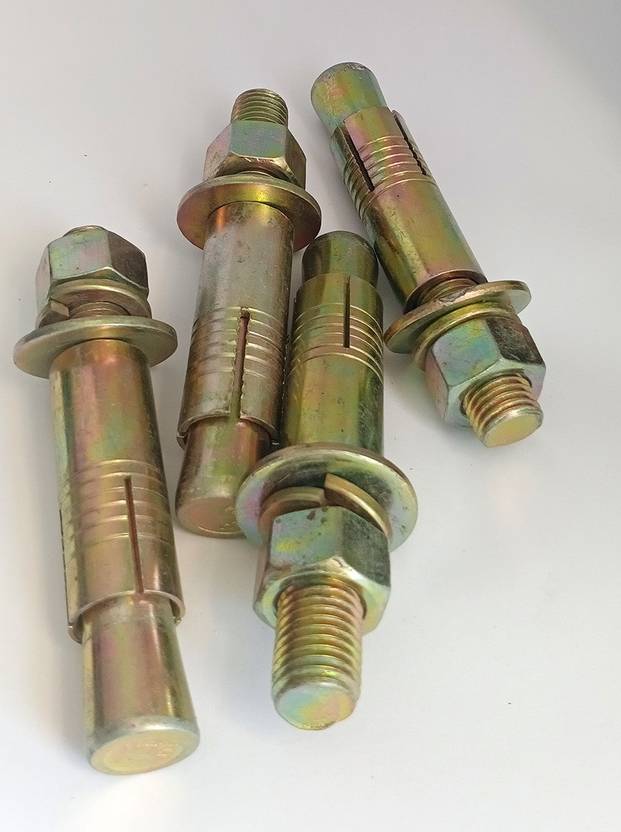 Hardware Nut & Bolt Set Anchor Fastener (4 Pcs) 16mm Thread Price in ...