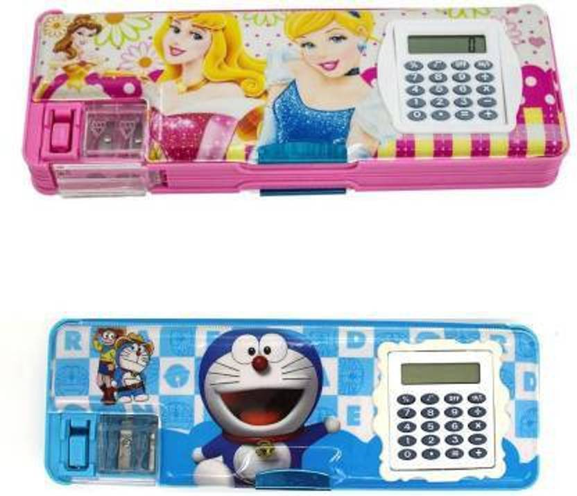 Flipkart.com | SADAR BAZAAR Doremon pencil box with calculator Cartoon ...