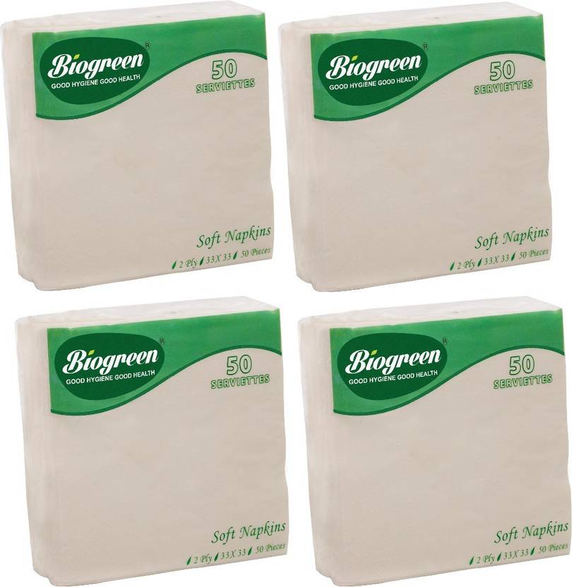 Biogreen Soft Napkins White Paper Napkins - Buy Biogreen Soft Napkins ...