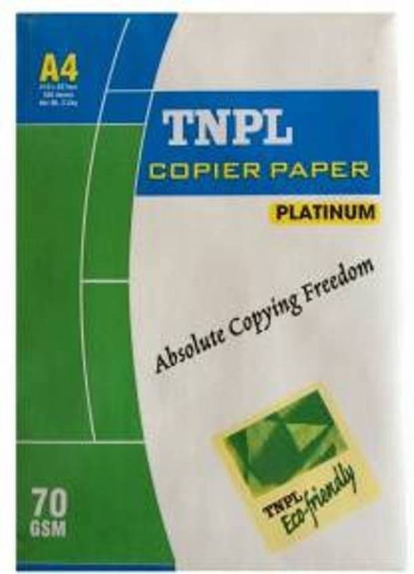 Flipkart.com | TNPL 70 GSM Unruled A4 70 gsm A4 paper - A4 paper