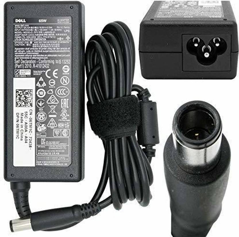 DELL Original Laptop Charger Big Pin 65watts 65 W Adapter - DELL ...