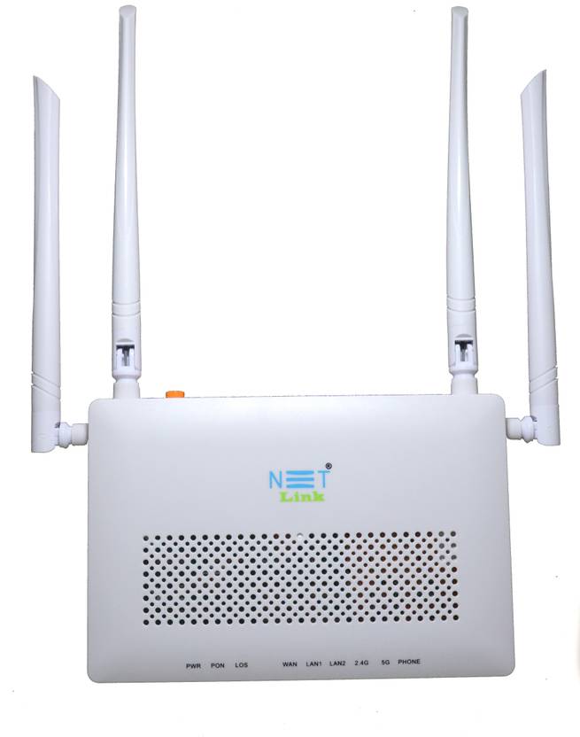 NETLINK GPON ONT 2GE+1POTS+AC WiFi (HG323DAC) 4Antenna Dual Band Router ...