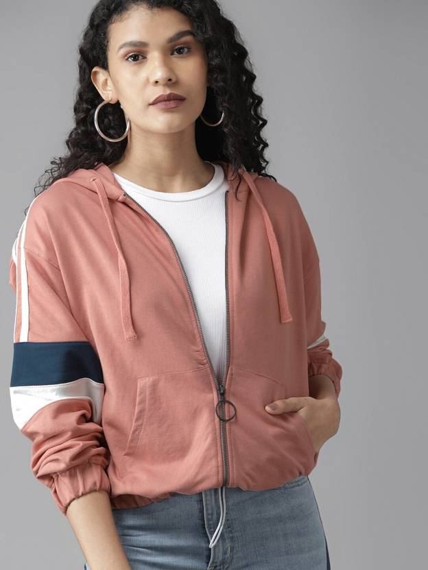 Roadster Full Sleeve Solid Women Sweatshirt Buy Roadster Full Sleeve