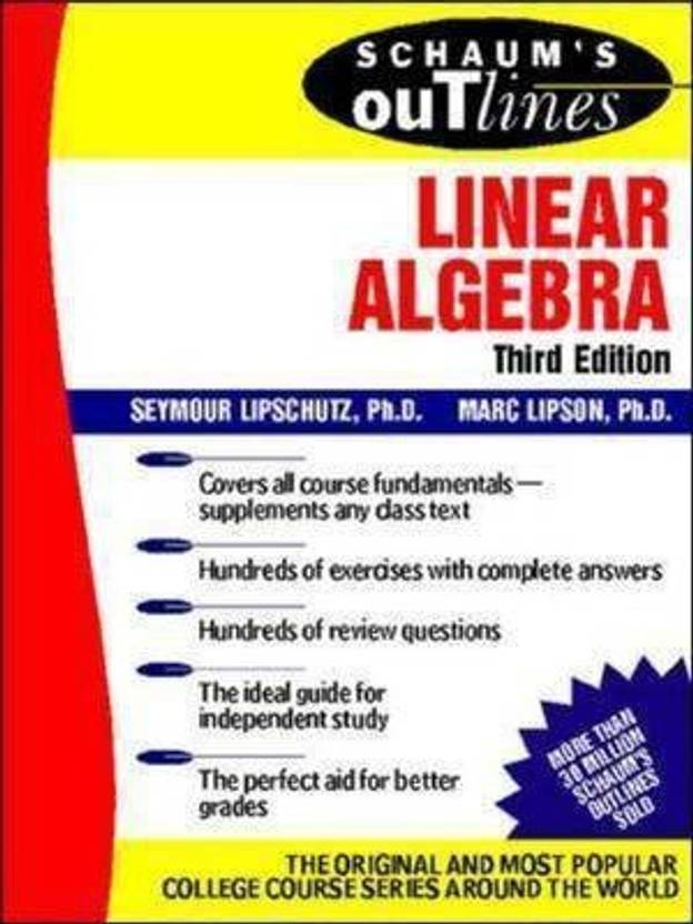 Schaum's Outline of Linear Algebra: Buy Schaum's Outline of Linear ...