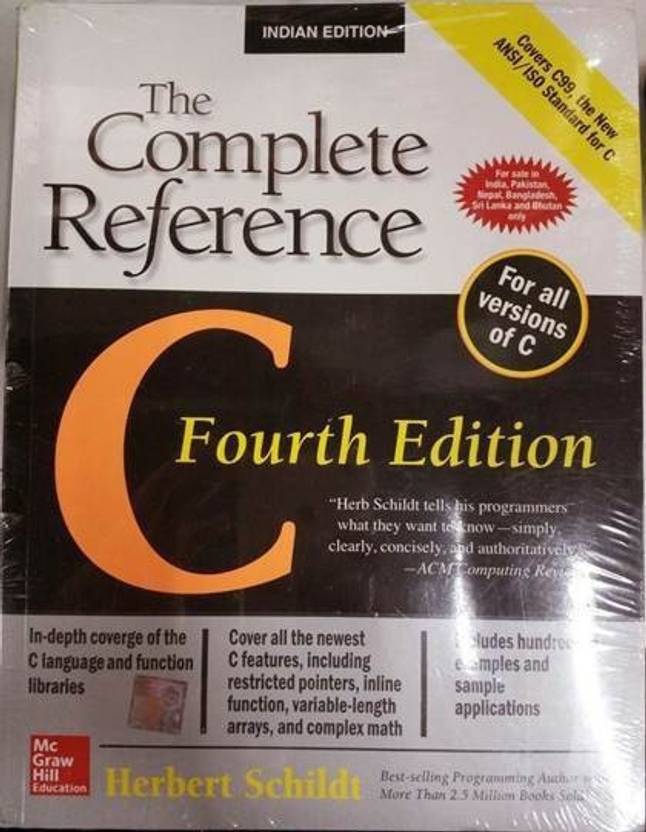 C: the Complete Reference: Buy C: the Complete Reference by Schildt ...