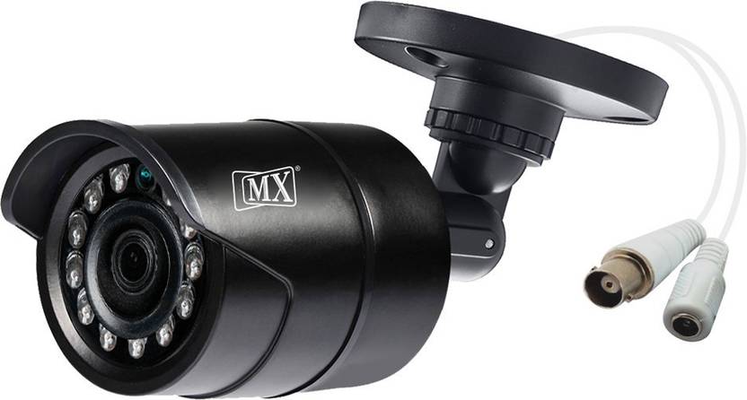 MX Analog Cctv Cameras Outdoor Bullet 950 TVL 3.6mm Lens 12 IR Led 20 Mtrs Black Security Camera ...