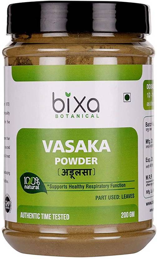bixa botanical Vasaka Leaves Powder (Adhatoda Vasica) Price in India ...