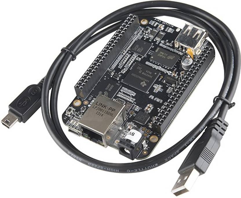 Ihc BeagleBone Black 1GHz ARM TI AM3359 Cortex-A8 Development Board Rev C, 2GB eMMC - Black ...