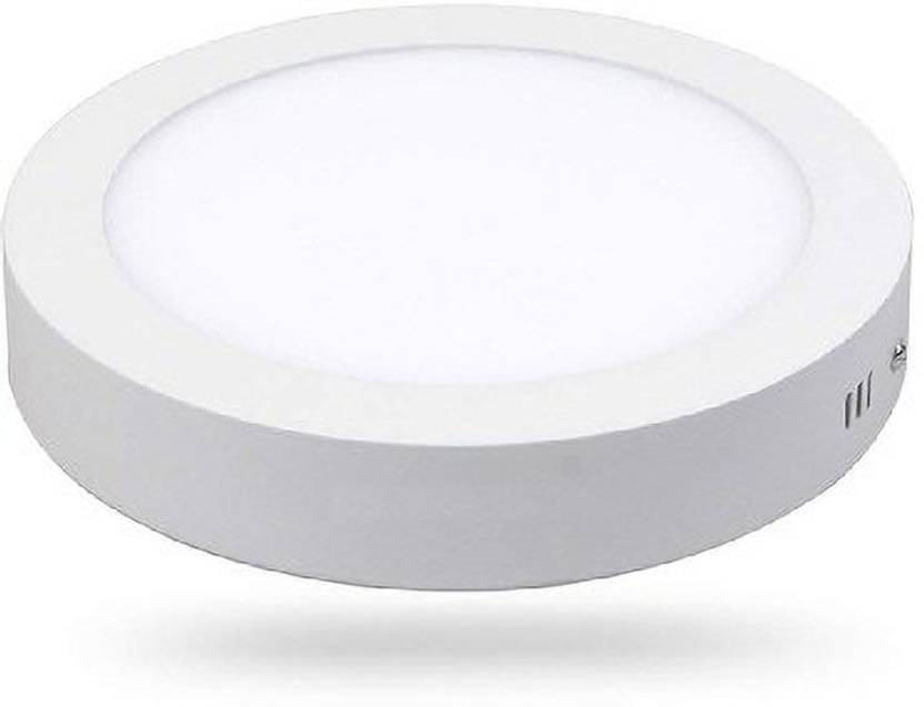 LEDOLUX 22W Round White(6500K) LED Surface Mounted Ceiling Light for ...