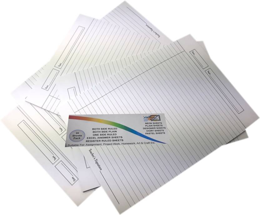 Flipkart.com | MAJESTIC BASKET High Quality One Side Ruled White ...