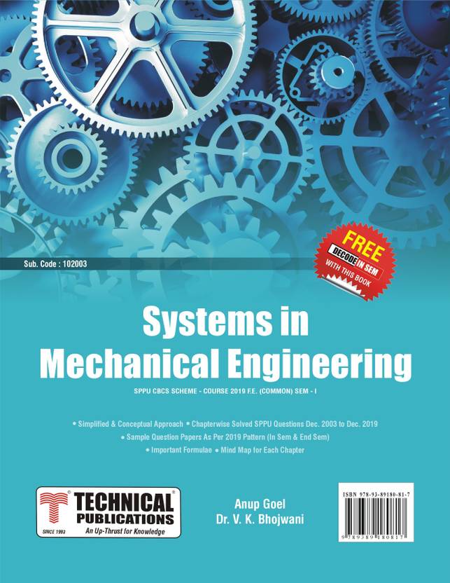 Systems in Mechanical Engineering for SPPU 19 Course (FE - I - Common ...