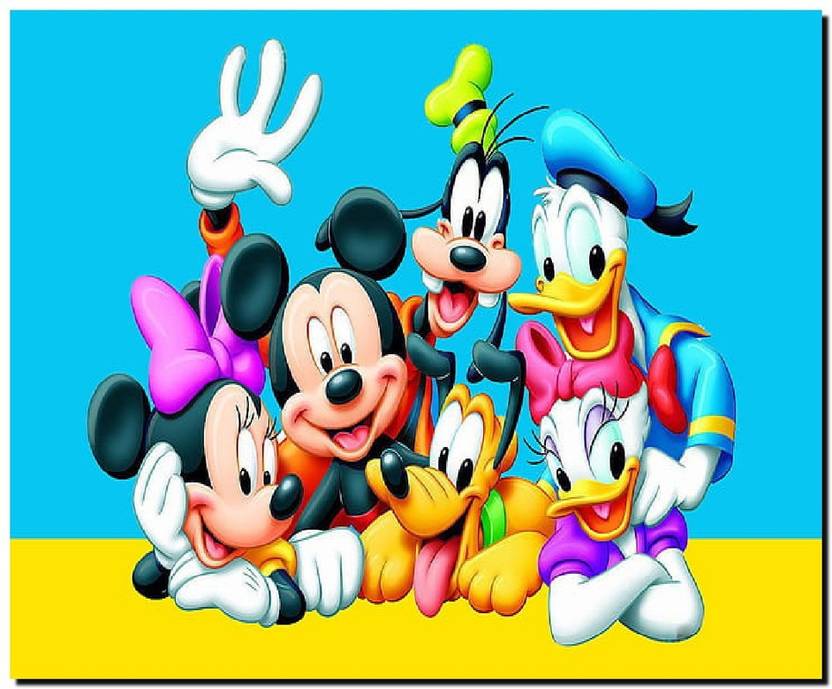 SKY DOT donald duck daisy duck mickey mouse goofy and pluto cartoon Non ...