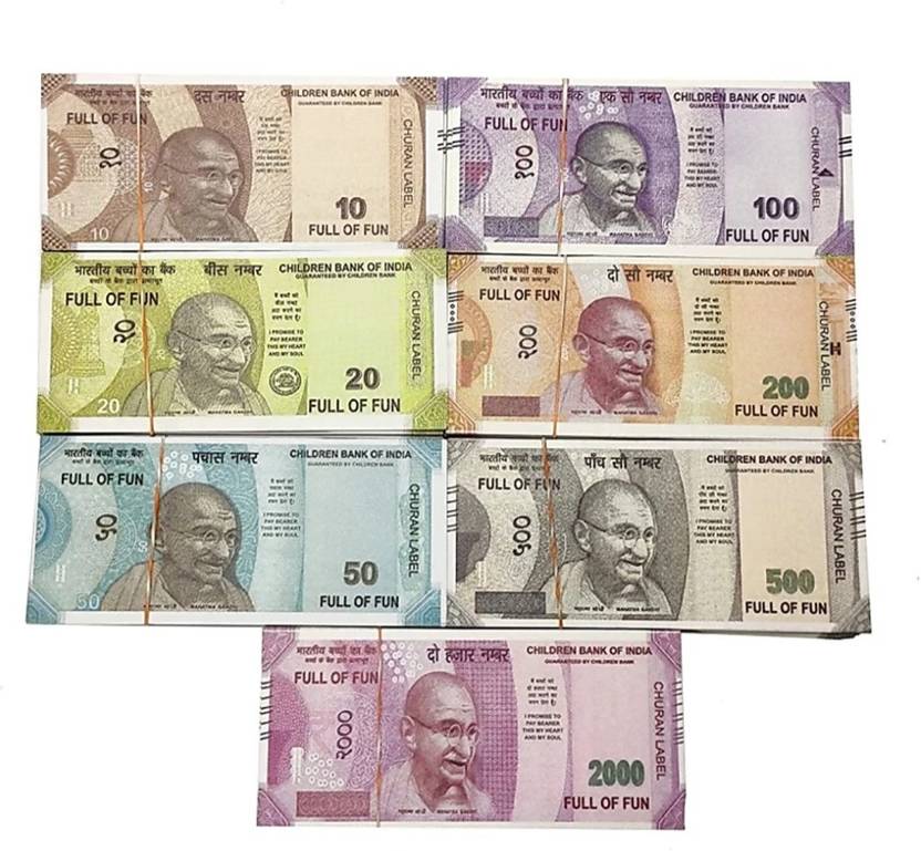 imtion ( 90 Each x 4 = 360 Nakli Note ) Playing Indian Currency Dummy ...