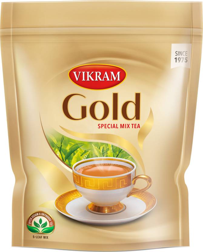 Vikram Gold Special Mix tea made with 5 unique upper assam leaves the ...