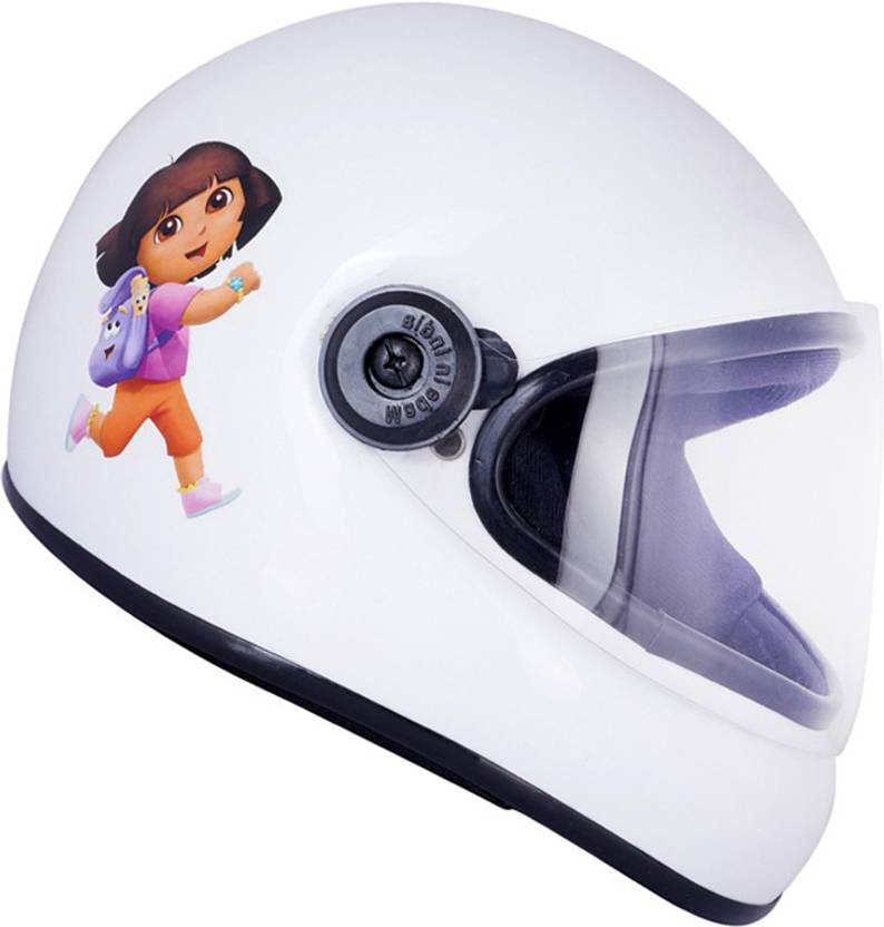 Western Era Stylish Explorer Dora Sticker Full Face Helmet for Kids ...