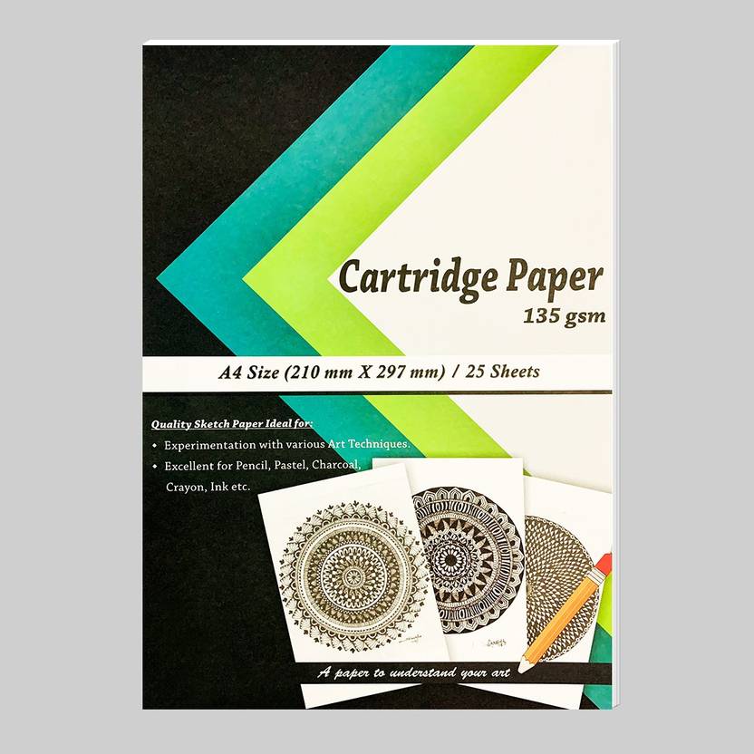 Flipkart.com | Wisenia Art Series Unruled A4 135 gsm Drawing Paper ...