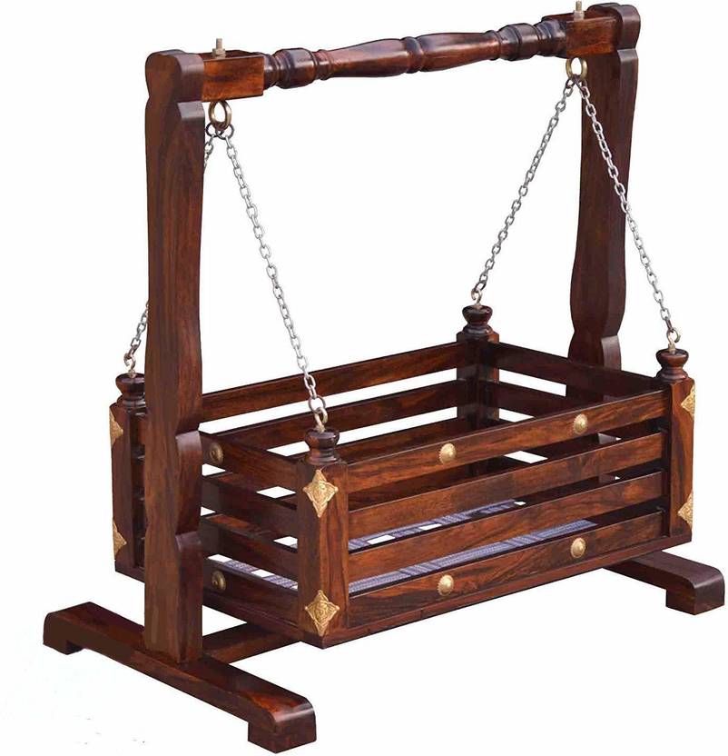 WayWood Solid Wood Cradle|Cradle|Palna|Wooden Palna|Jhula for kids|Kids ...