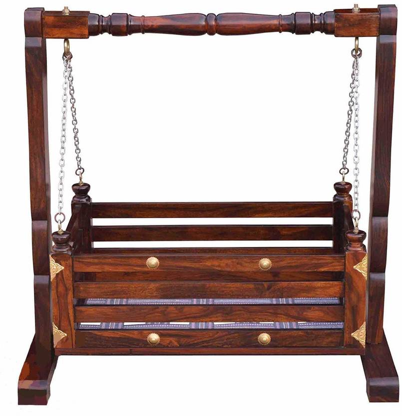 WayWood Solid Wood Cradle|Cradle|Palna|Wooden Palna|Jhula for kids|Kids ...
