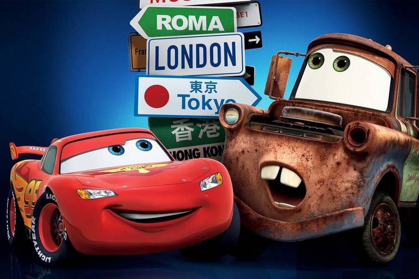 Cars Animation Movie Waterproof Vinyl Sticker Poster || btcan2461-1 ...