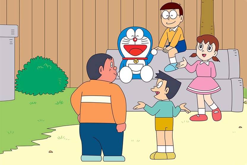 Doraemon Cartoon Waterproof Vinyl Poster || btcan2470-1 Fine Art Print ...