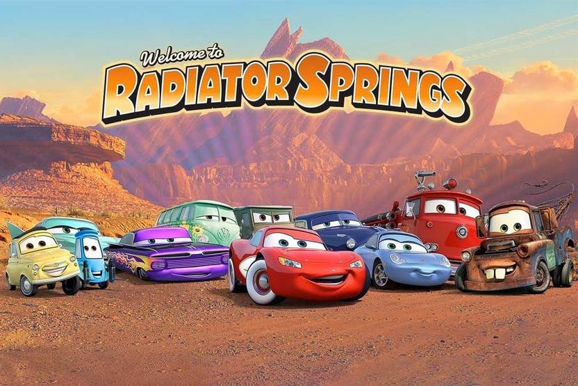 Cars Animation Movie Waterproof Vinyl Sticker Poster || btcan2455-2 ...