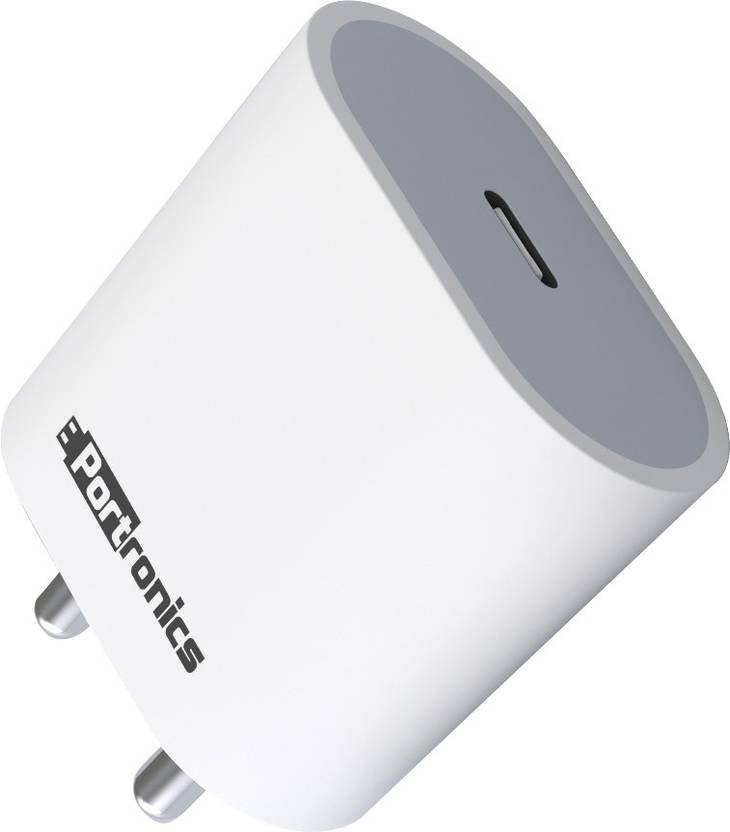 Portronics 20 W 3 A Wall Charger for Mobile - Portronics : Flipkart.com