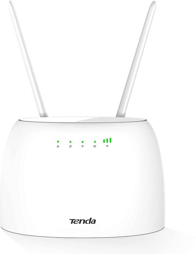 TENDA 4G06 3G/4G Volte N300 Wi-Fi Router, 2 Removable Antennas, Data ...