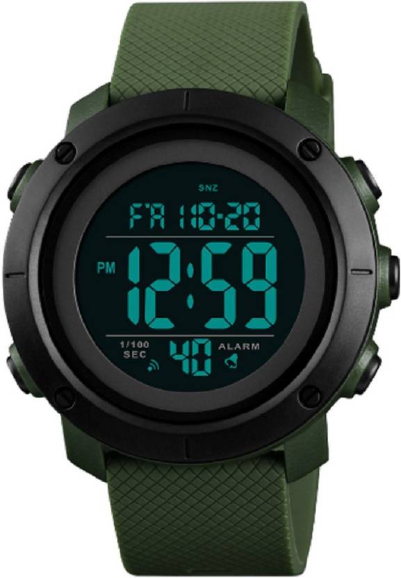 SKMEI 1426 GREEN NEW ARRIVAL FAST SELLING TRACK DESIGNER WATCH FOR ...