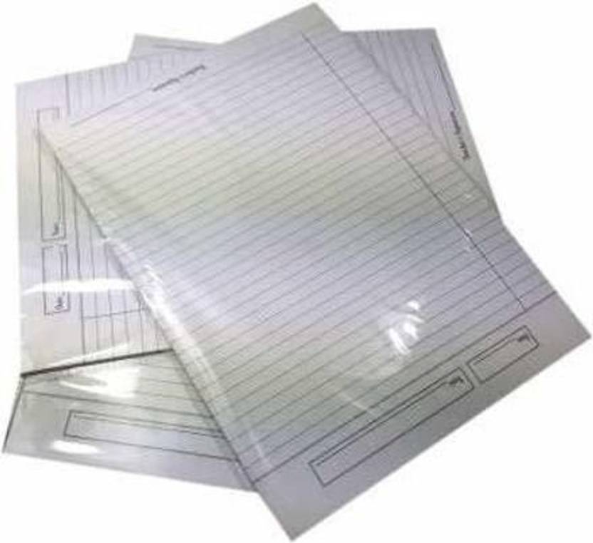 Flipkart.com | KRASHTIC A4 Both Side Ruled Sheets for Student Project ...