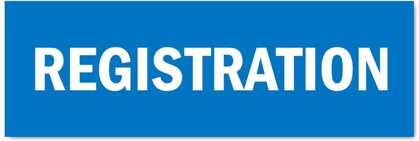 Mindcraftz Registration Sign Board Blue color Pack of 3 | 12 x 4 inches ...