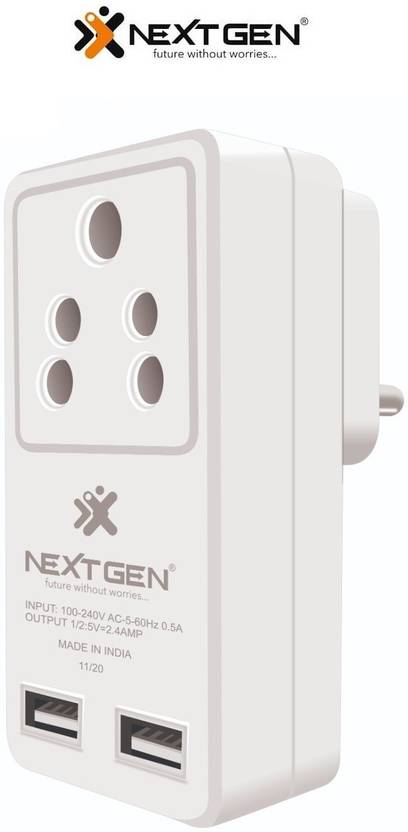 NextGen NGCH-201 2.4 A Single Pin Socket Price in India - Buy NextGen ...