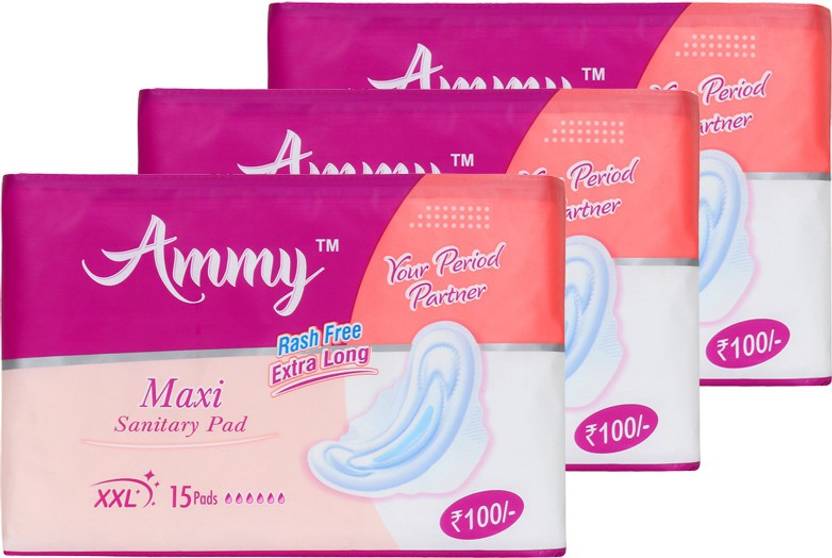 Ammy Maxi Extra Long XXL Sanitary Pad | Buy Women Hygiene products ...