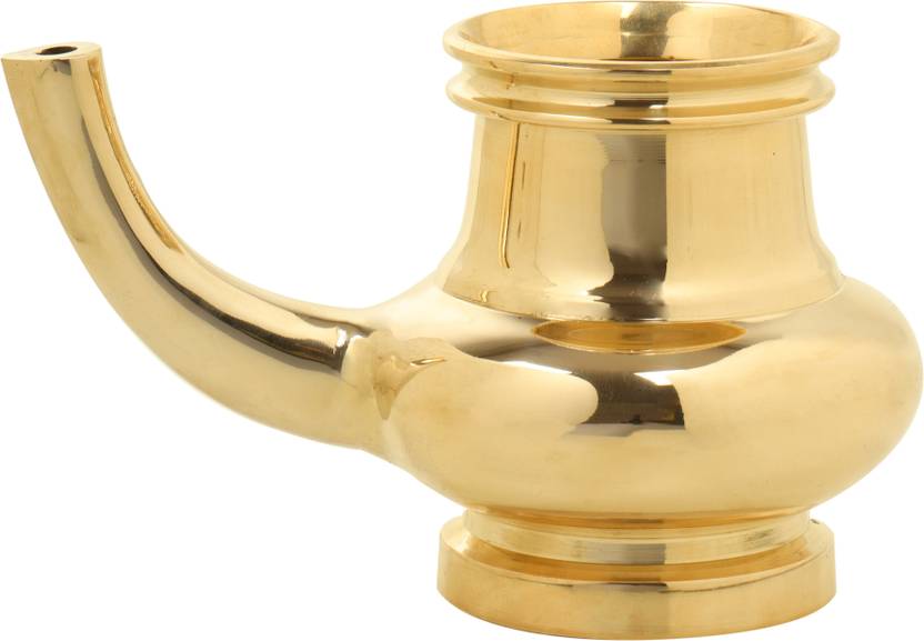 Flipkart.com | Craftic Design Kerala Brass Kindi(5 x 8 Inch) Puja ...