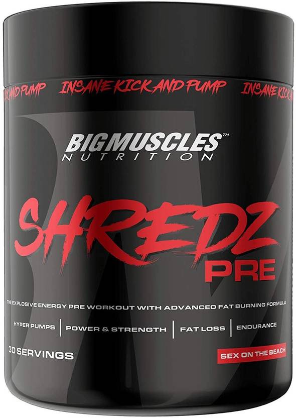 BIGMUSCLES NUTRITION Shredz Pre Preworkout 30 Servings | Lean Muscles ...