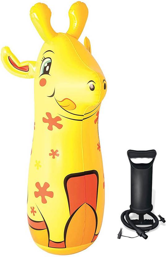 NHR Inflatable Giraffe Toy Water Filled Base with Pump BOP for Toddlers ...