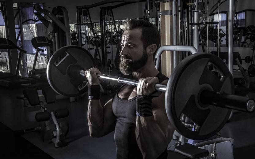 Gym Fitness poster|Workout Posters|Boy Doing Dumbbells Poster For ...