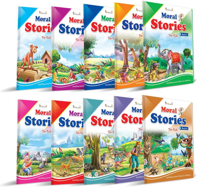 Story Books Set of 10 in English with 101 Moral Stories from Inikao ...