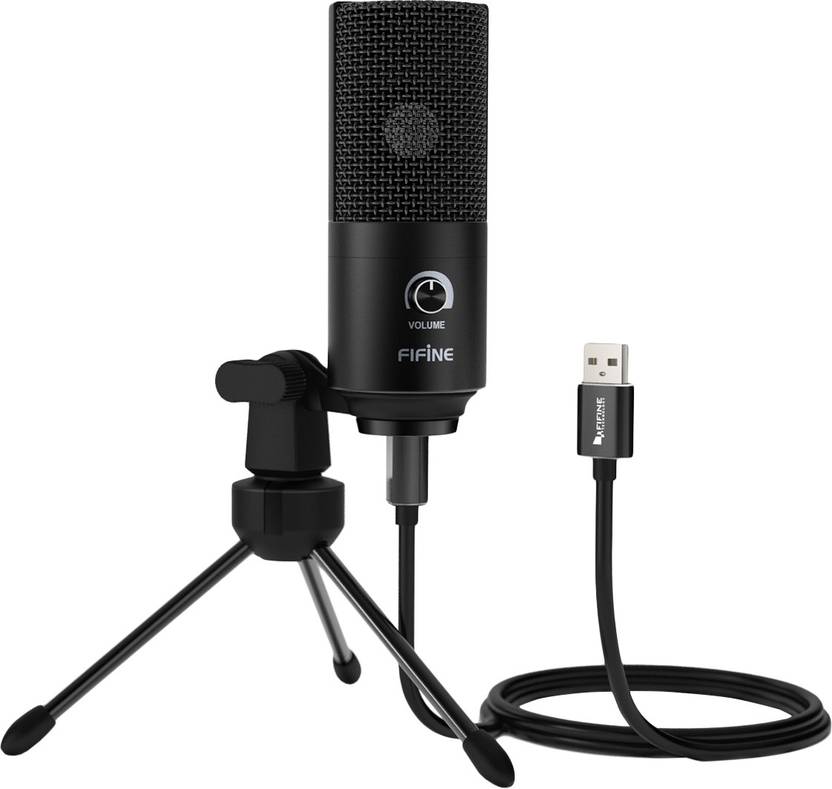 Fifine K680 Multipurpose Wired Microphone With Tripod,Cable A-Male to B ...
